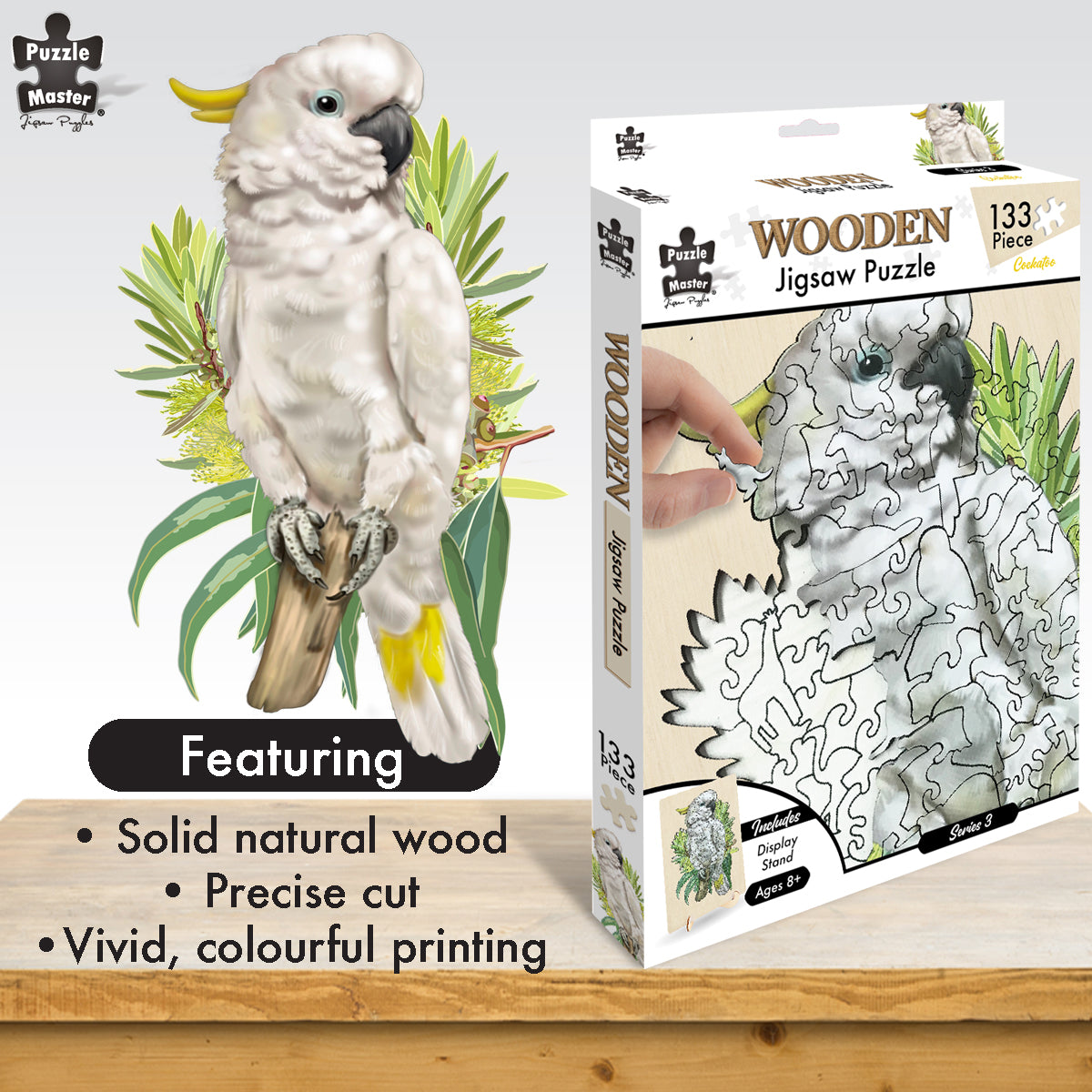 Cockatoo - 133 Pc Wooden Jigsaw Puzzle – BMS Brands North America